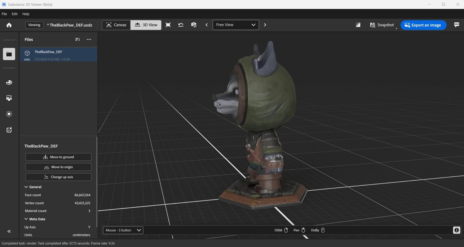 How to Export a USDz File